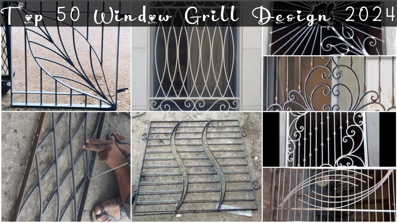 Top 50 Window Grill Design 2024 || Loha Grill Design || Window Grill ...
