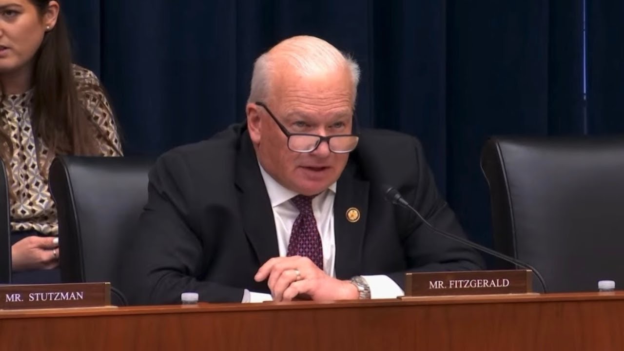 Rep. Fitzgerald Discusses How to Reduce Balance Sheet Strain - YouTube