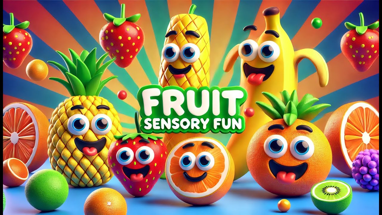 Fruit Sensory Fun: Discovering the Joys of Fruits Through Play🍇🍆 - YouTube