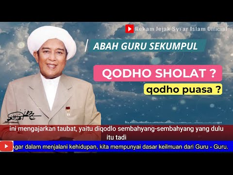 Qodho sholat dan puasa ?
