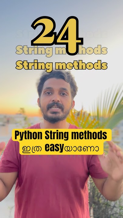 Python String Methods Python Basics String In Python Coding