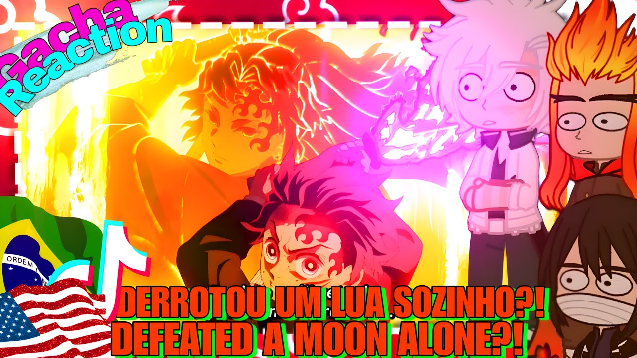 [GC] ⒽⒶⓈⒽⒾⓇⒶⓈ React to Tanjiro Defeating the Upper Four Moon | Tanjiro ...
