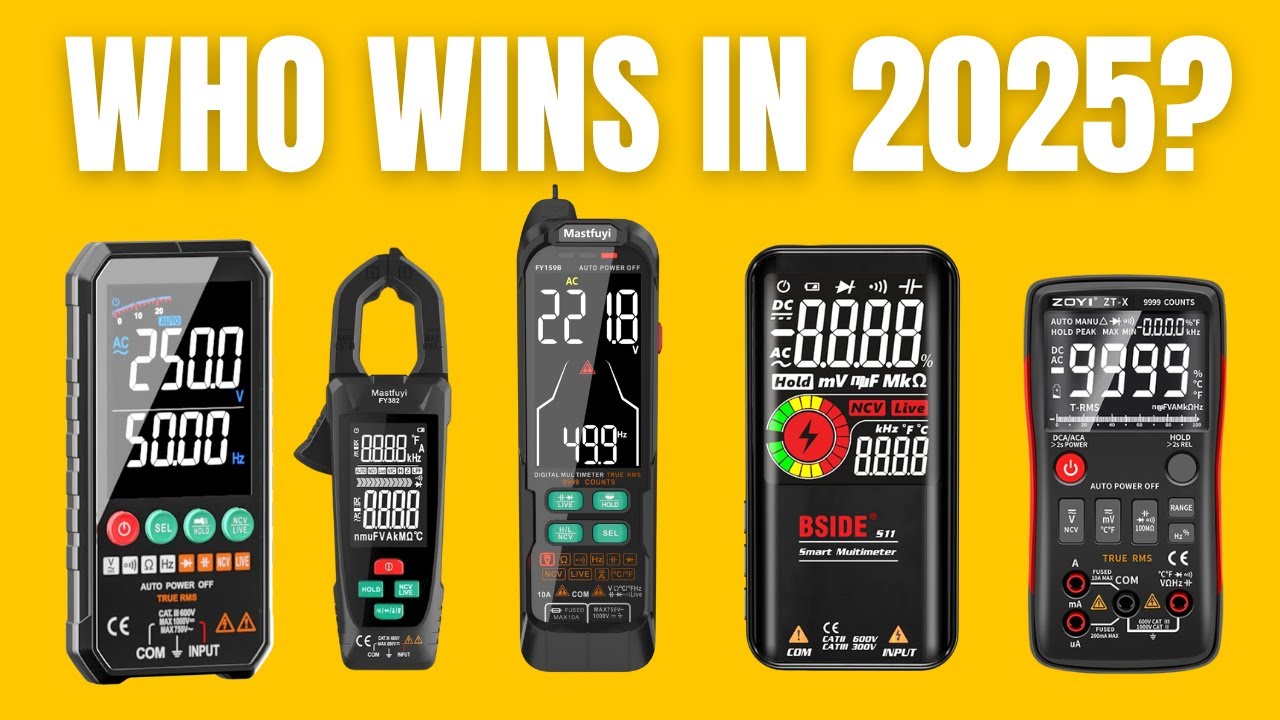Top 5 Best Digital Multimeters in 2025 | Accurate & Reliable Testing ...