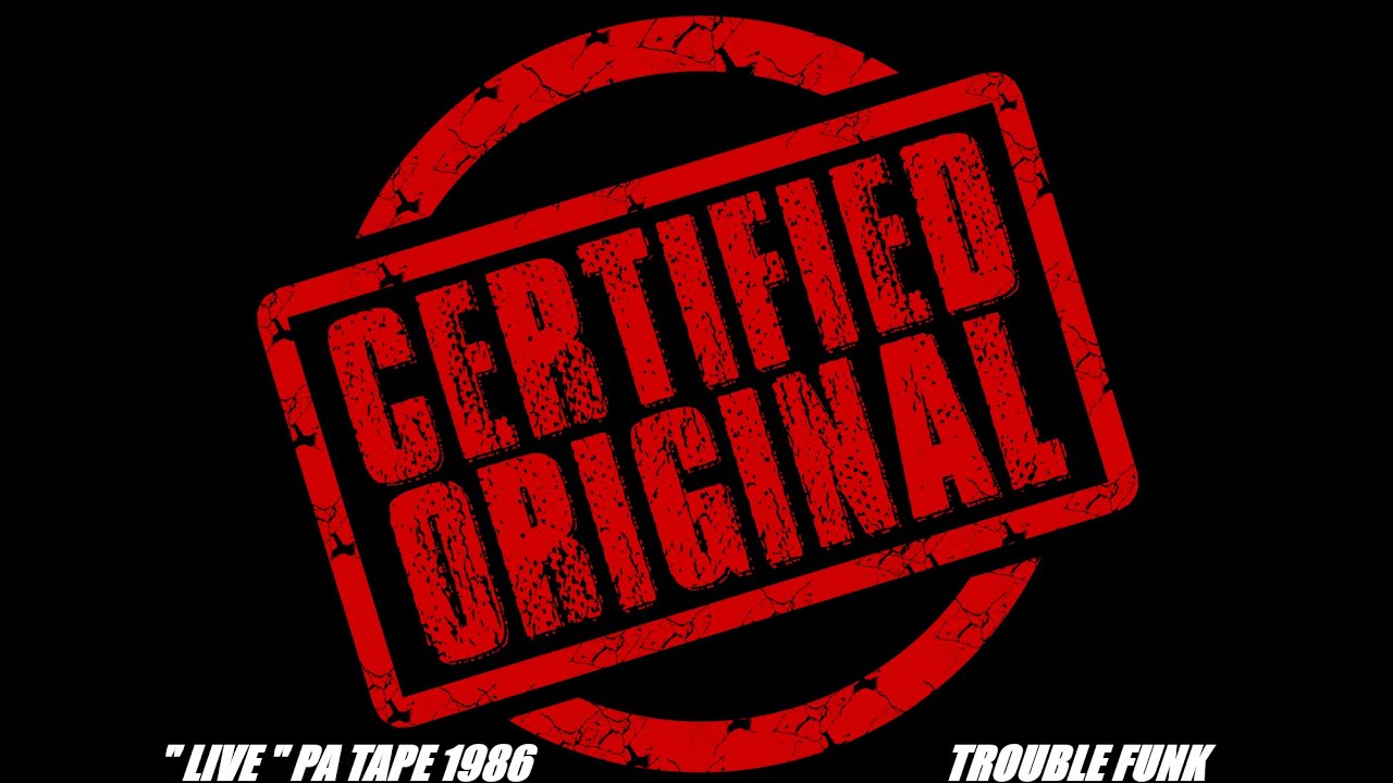 Trouble Funk " Live " PA Tape 1986 - YouTube