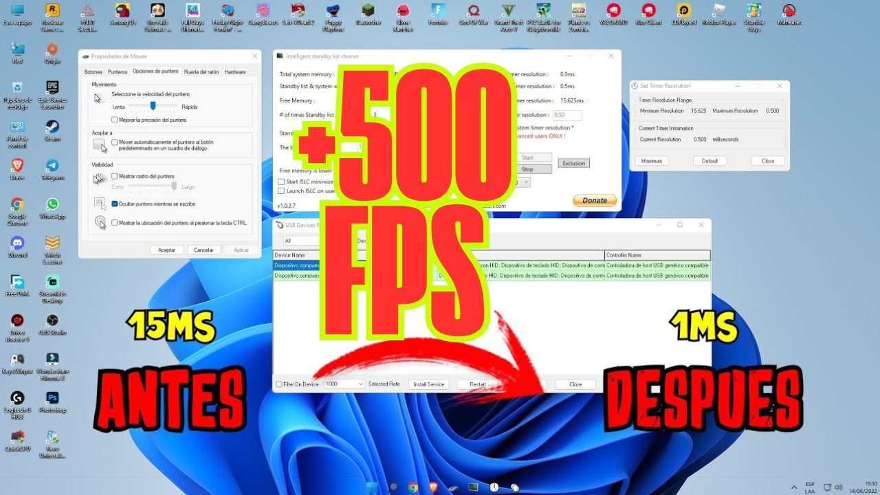 REDUCE Y ELIMINA EL 100% DEL IMPUT DELAY Y LAG DE TU PC CON ESTAS (6) HERRAMIENTAS - YouTube