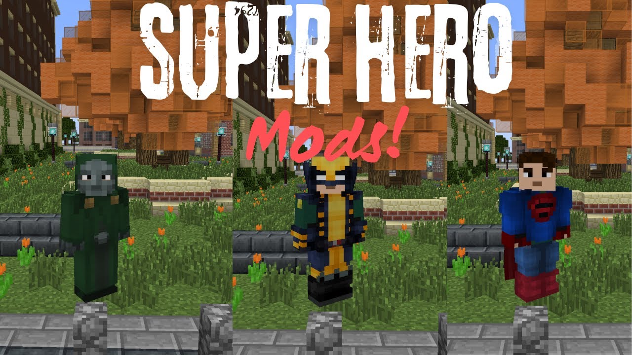 Best SUPERHERO Mods Showcase in Minecraft - YouTube