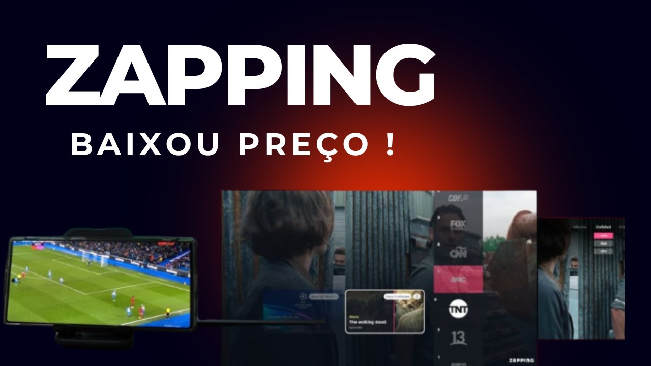 SERVIÇO ZAPPING CONCORRENTE DO CLARO TV + E SKY + BAIXOU DE PREÇO E ...