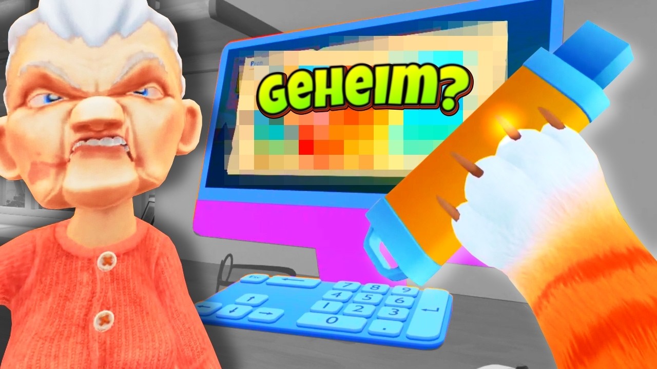 Süße Katze deckt BÖSES Geheimnis der OMI auf 😱 - I am Cat VR DEUTSCH ...