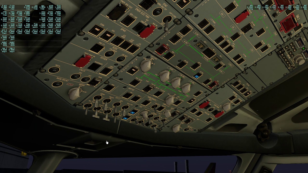 x plane 11 FF A320 APU gen off and external power off HELP! - YouTube