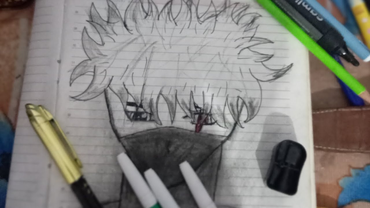 how to draw a Gojo+ kakashi+ Yuji(1) - YouTube