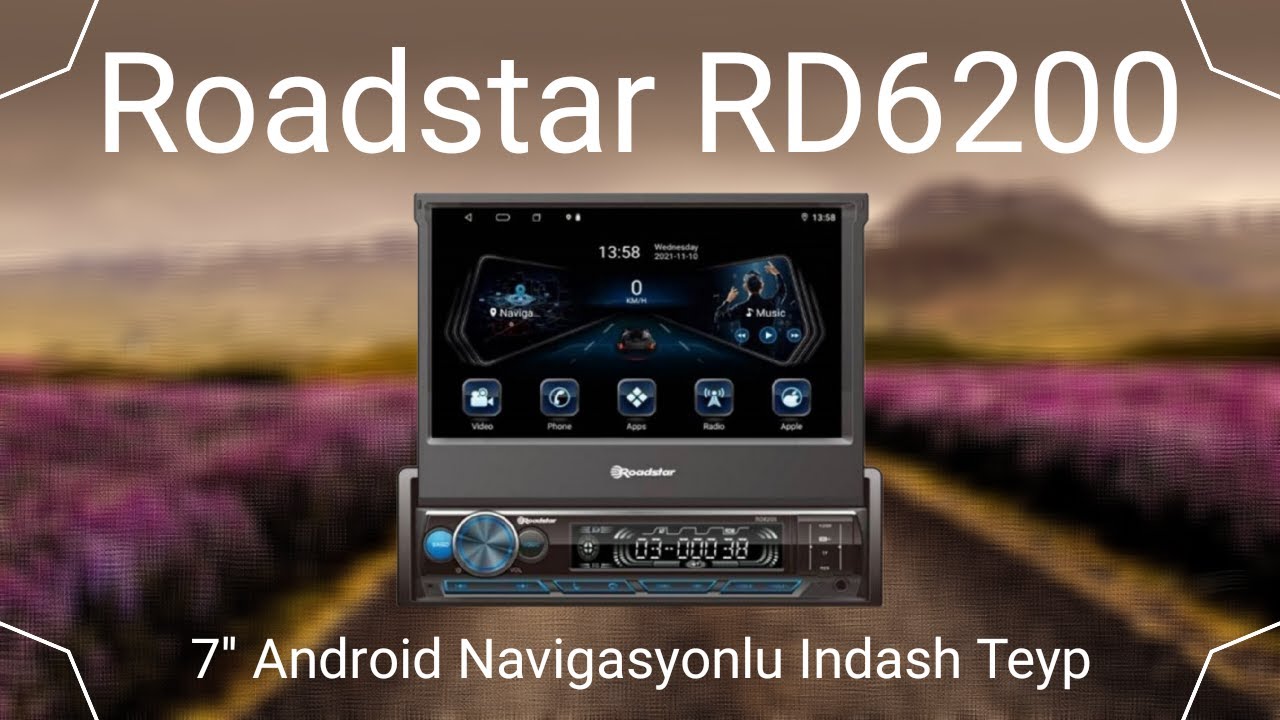 Roadstar RD6200 7'' Android Navigasyonlu Indash Teyp - YouTube