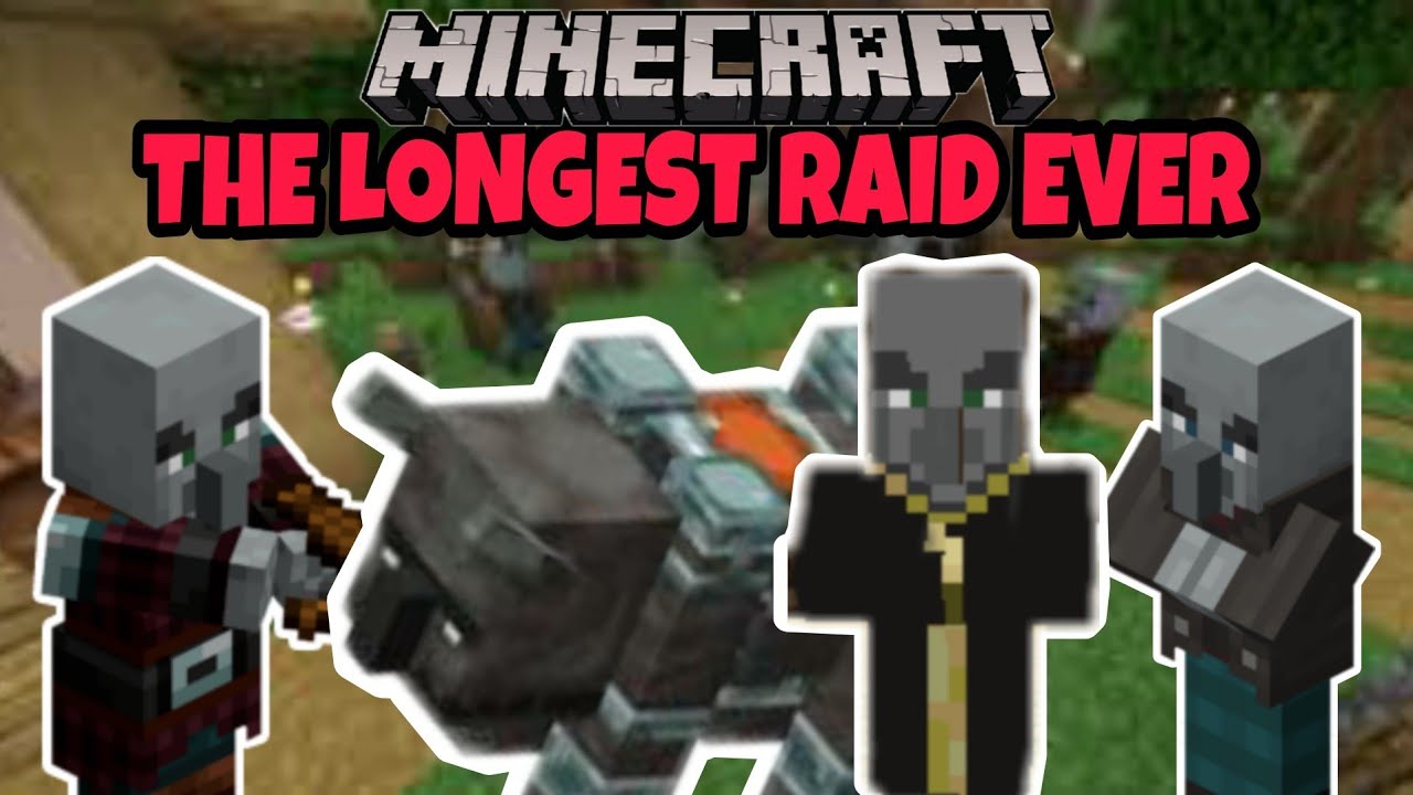 The Longest Raid Ever In Minecraft | Minecraft Survival Series Part 12 ...