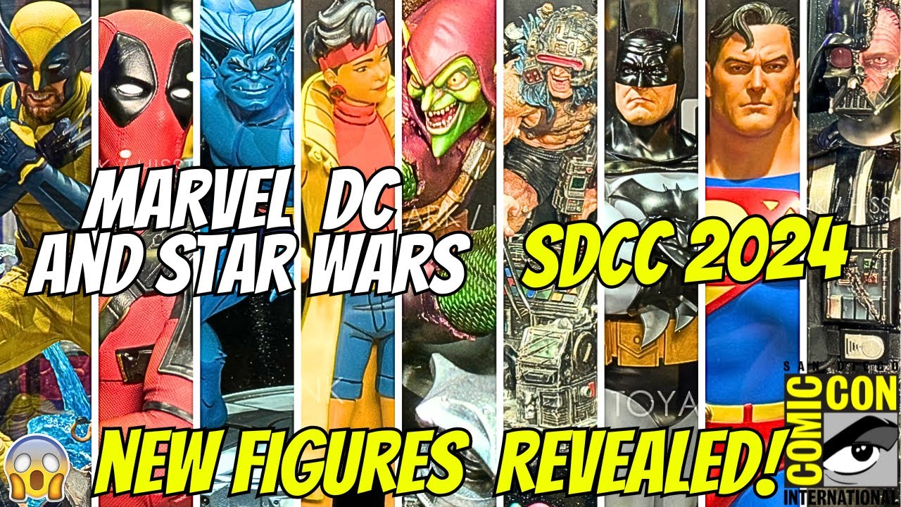 Marvel, DC And Star Wars with Iron Studios At SDCC 2024 - YouTube