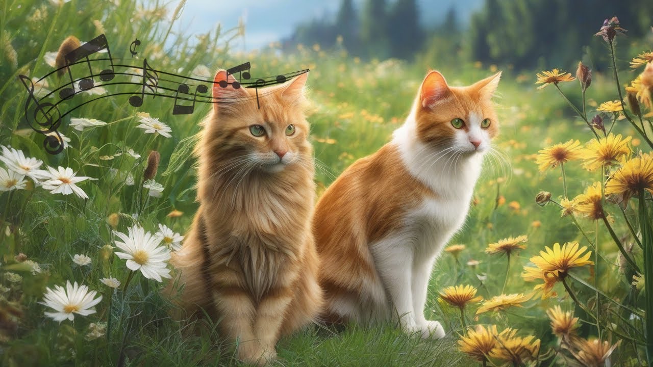Music that effectively calms anxious cats, truly relaxing music for ...