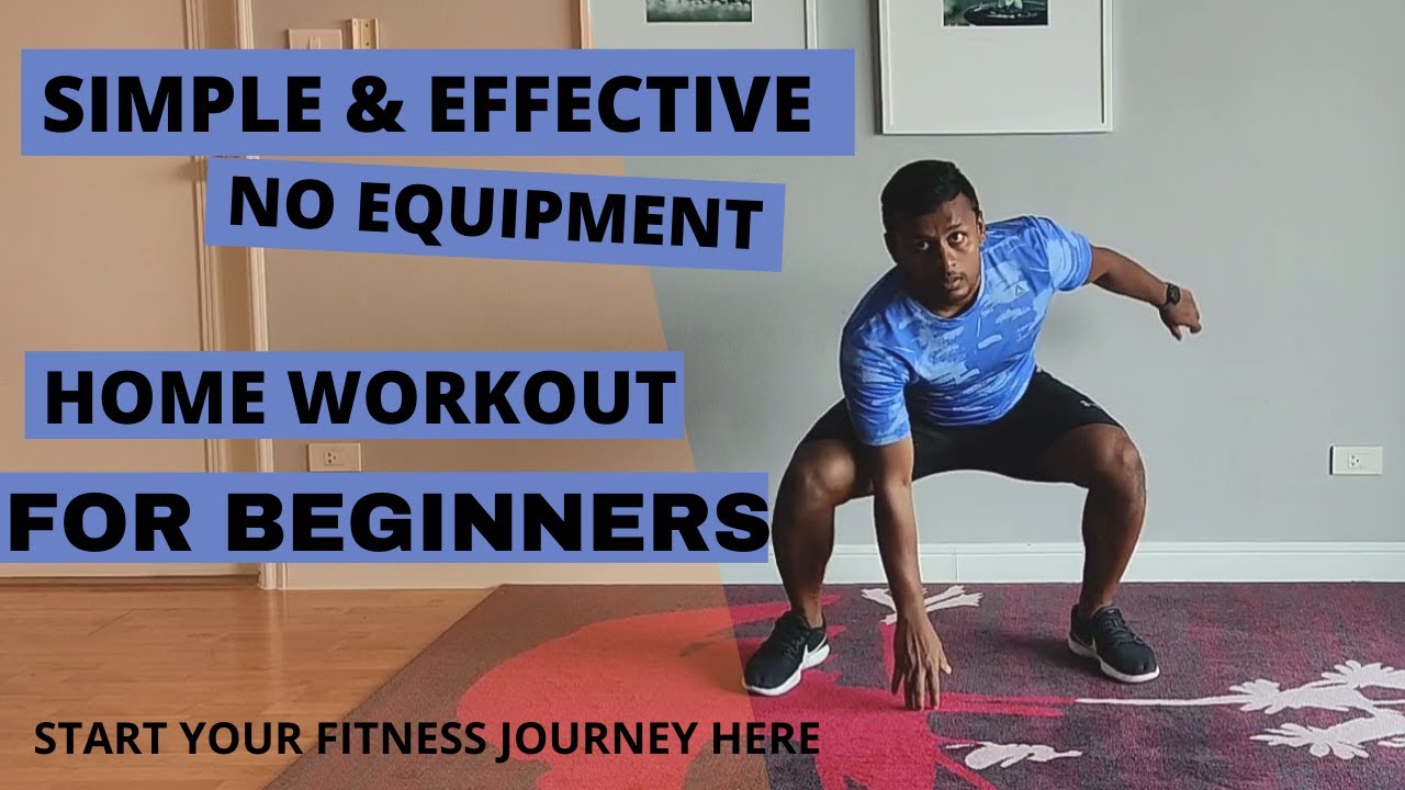 Easy Beginner Workout at Home to lose Weight | No Equipment - YouTube