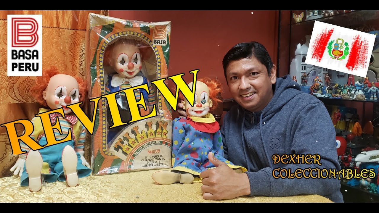 JUGUETE PERUANO AÑOS 70s PAYASITO TILIN INDUSTRIA PERUANA, 47% OFF