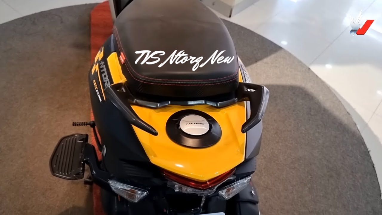 New TVS NTORQ 125 Racing Edition [ Smart Xconnect ] Yellow & Red Review ...