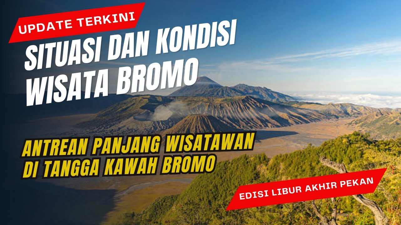 TIDAK HANYA JALAN RAYA YANG ALAMI ANTRIAN PANJANG DI TANGGA GUNUNG ...