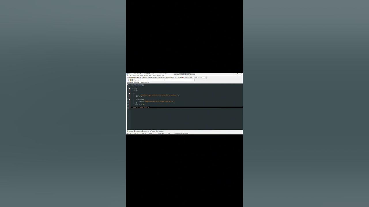 Do while and nested for membuat pola segitiga bintang #coding #stikomambon #tutorial # ...