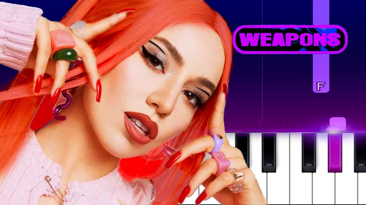 Ava Max - Weapons (Piano Tutorial) - YouTube