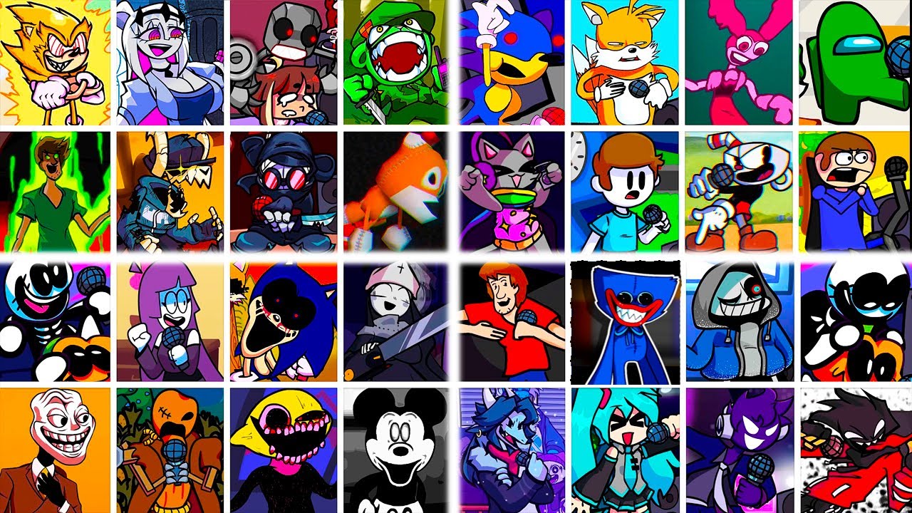 ВСЕ БОССЫ FNF - МЕГА ПОДБОРКА ! - Friday Night Funkin but Everyone ...