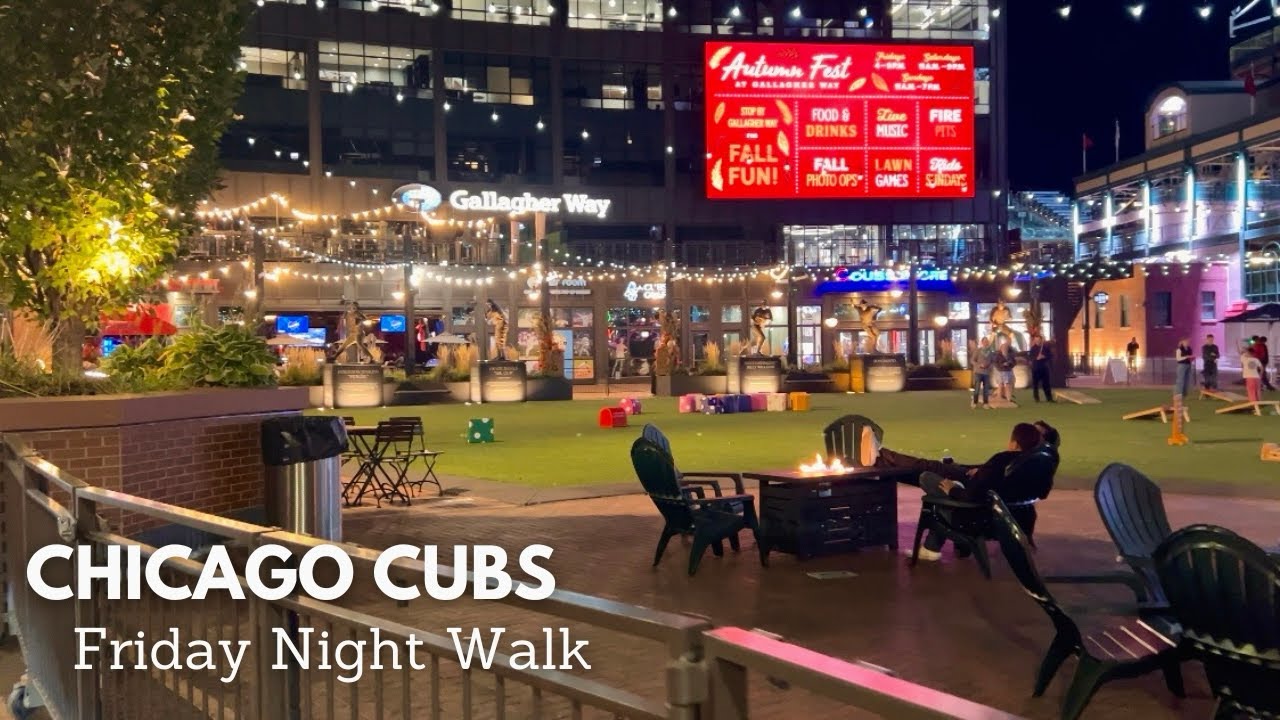 Fall in Chicago | Chicago Cubs Nightlife | October in Chicago ...