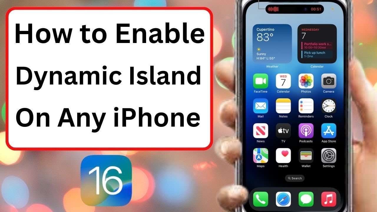 How to Get Dynamic Island on iPhone 14 / 14 Pro / 14 Pro Max / iPhone ...