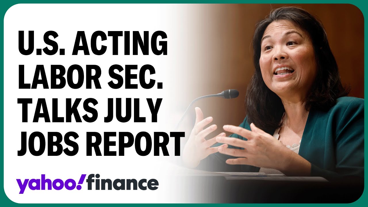 Econ data doesn't indicate a recession: US Acting Labor Secretary - YouTube