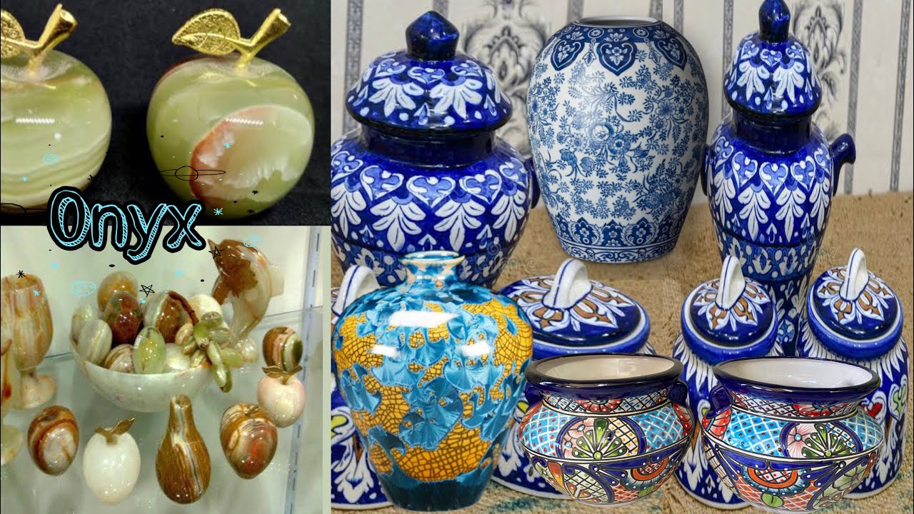 Onyx marble| Handicrafts|Blue Pottery|Ancient art of Blue pottery ...