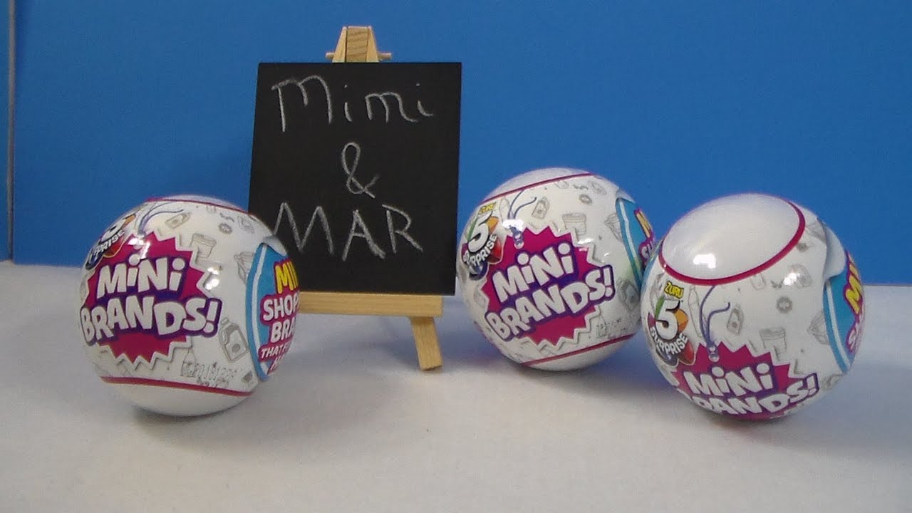 Zuru 5 Surprise Mini Brands mystery balls - What's in them this time ...
