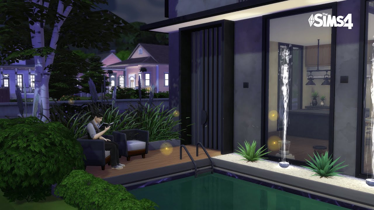 [The Sims 4] Peaceful Night After Work - YouTube