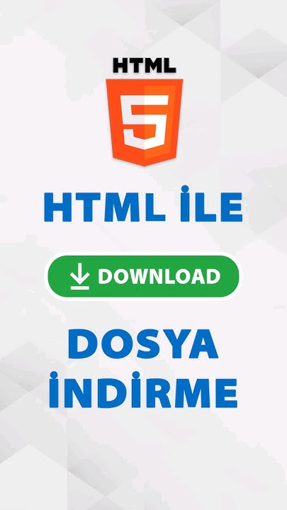 Html İndirme Butonu - Html Download Button - Html Link - Html Dersleri #html #html5 #web #shorts ...