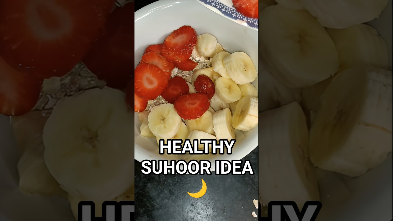 Healthy Suhoor Idea 🌙 Ready-to-Eat Overnight Oats Recipe | Ramadan ...