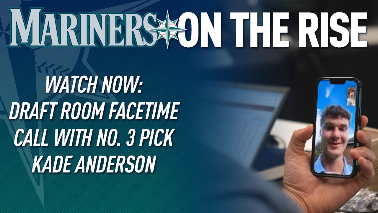 DREAM COMES TRUE: No. 3 Overall Pick Kade Anderson FaceTimes Mariners ...