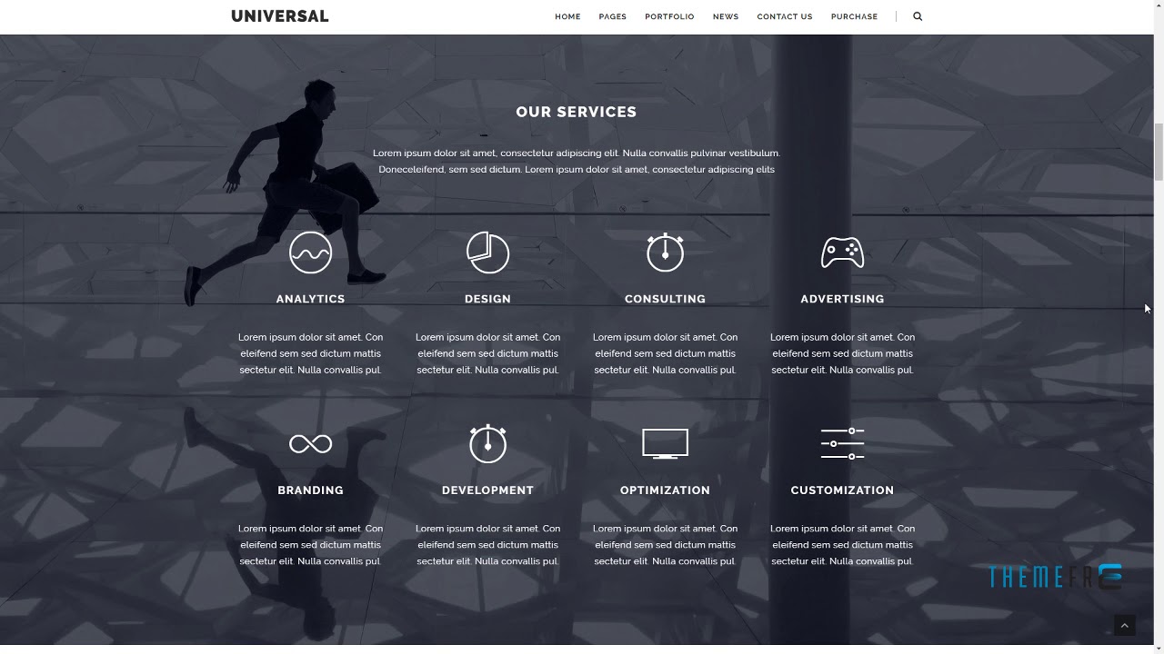 Universal - Corporate WordPress Multi-Concept Theme Clair Ahtahk - YouTube