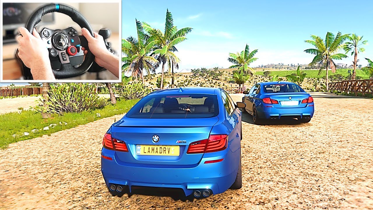 552HP BMW M5 F10 | Forza Horizon 5 - Multiplayer | Logitech G29 - YouTube