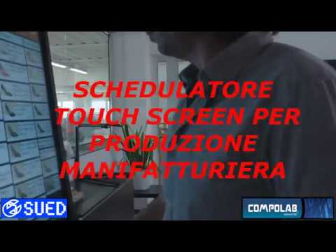 Compolab - Touch Screen Schedulatore produzione per Manifattura - YouTube