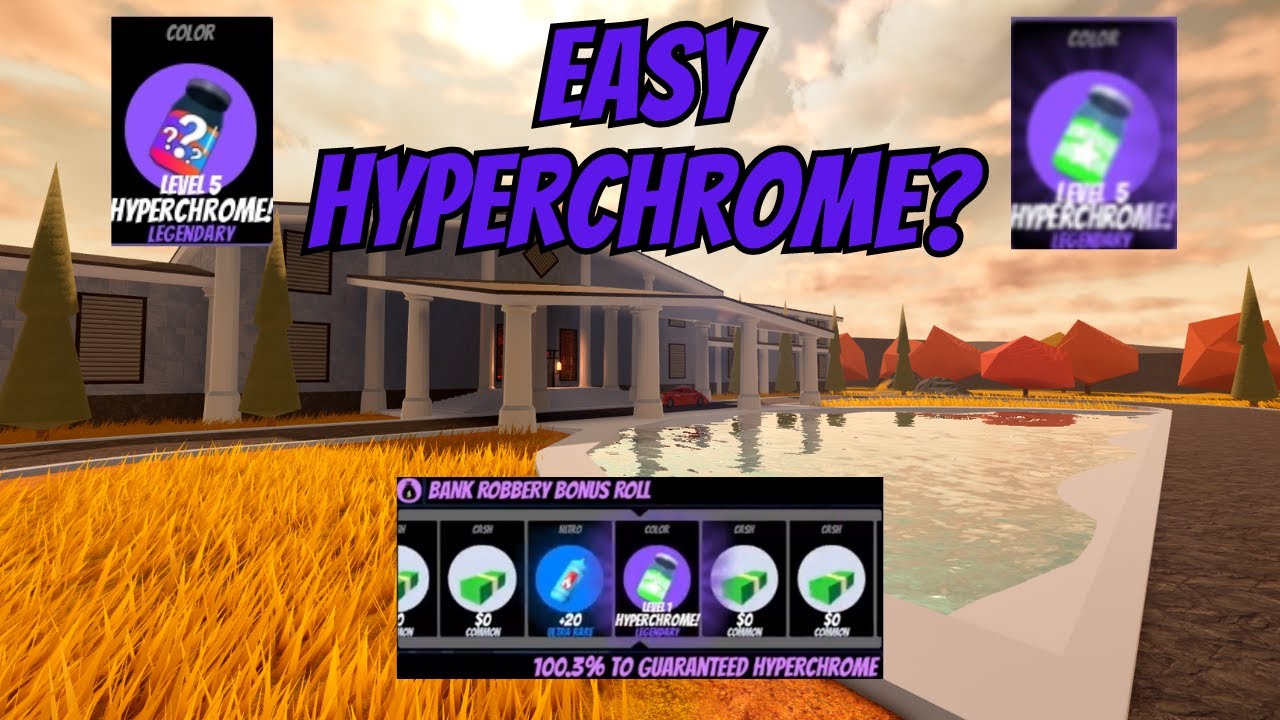 HOW TO GET HYPERCHROME EASLY IN ROBLOX JAILBREAK SEASON 18! - YouTube