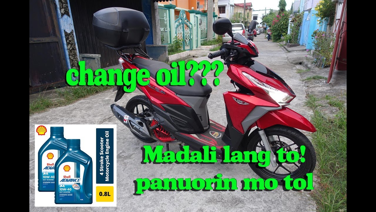 Honda Click Change oil -the Easy way! - YouTube