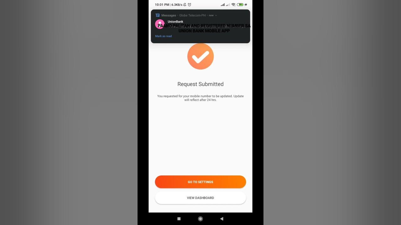 PAANO PALITAN ANG REGISTERED MOBILE NUMBER SA UNION BANK APP HOW TO paano-palitan-ang-registered-mobile-number-sa-union-bank-app-how-to