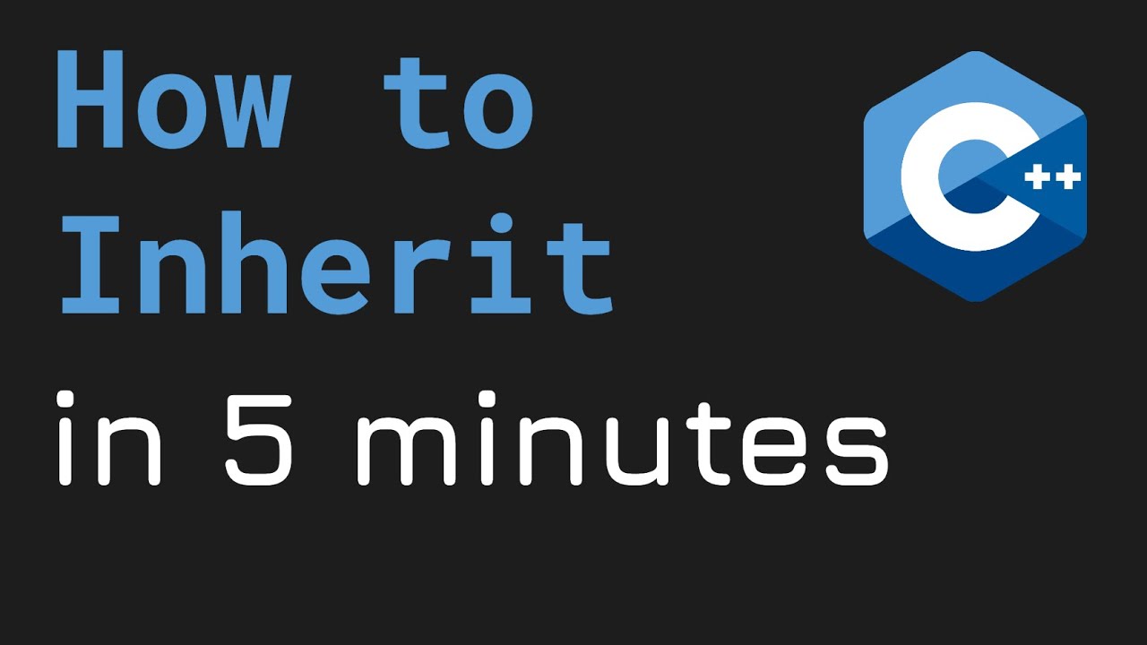 #79 How to do inheritance in C++ programming (Hindi) - YouTube