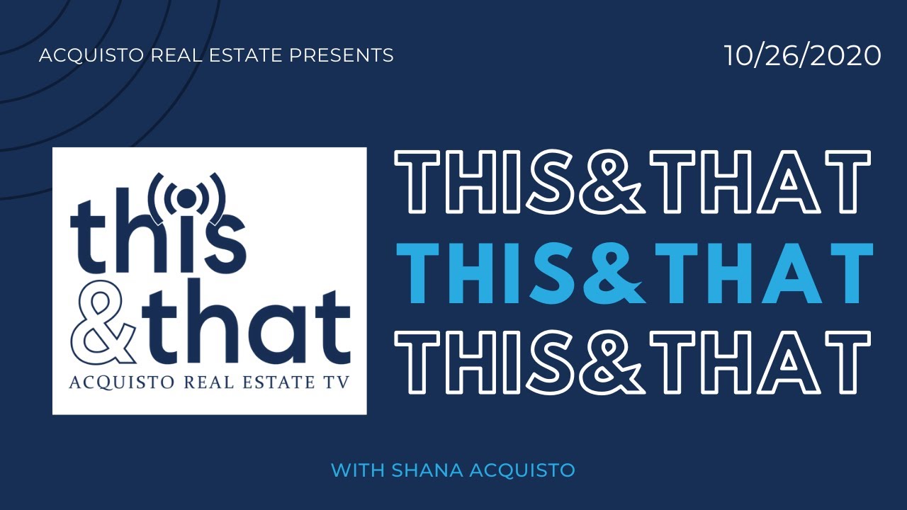 TNT Live | 10/26/20 | Shana Acquisto | Acquisto Real Estate - YouTube