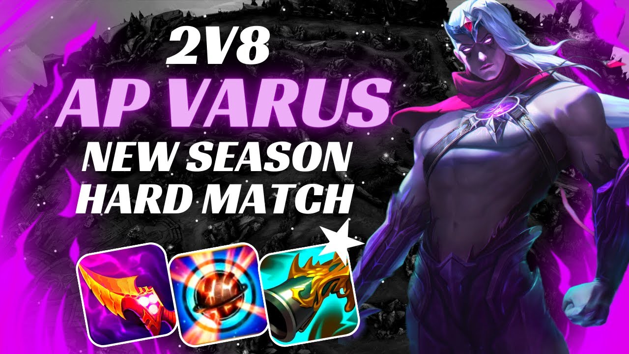 NEW SEASON! NEW RUNES! 2V8 (ONE SHOT) AP VARUS | WILD RIFT - YouTube
