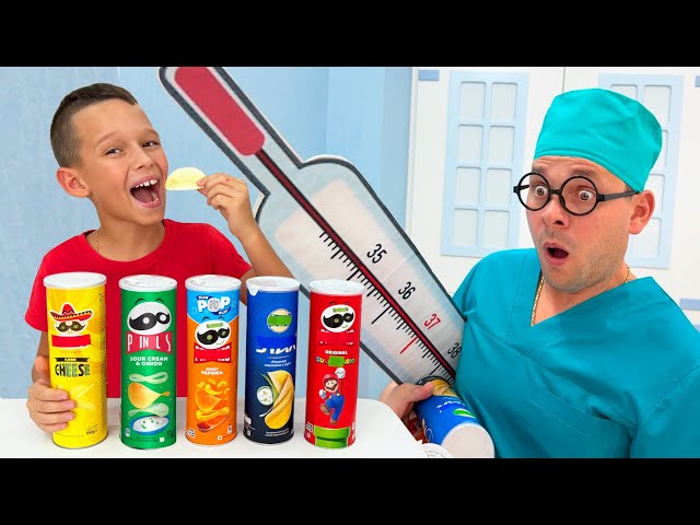 Candy Adventure and Healthy Lessons for Kids with Max - Videos For Kids