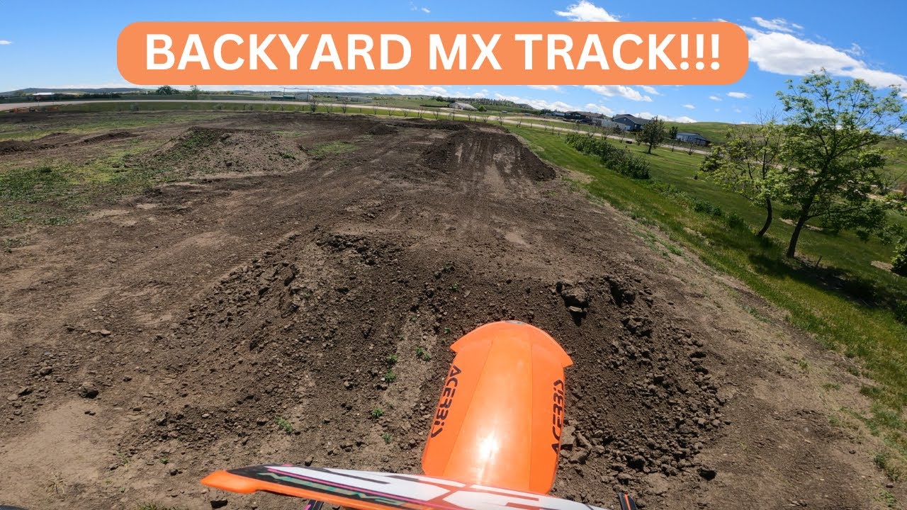 New Backyard Motocross Track *GoPro* - YouTube