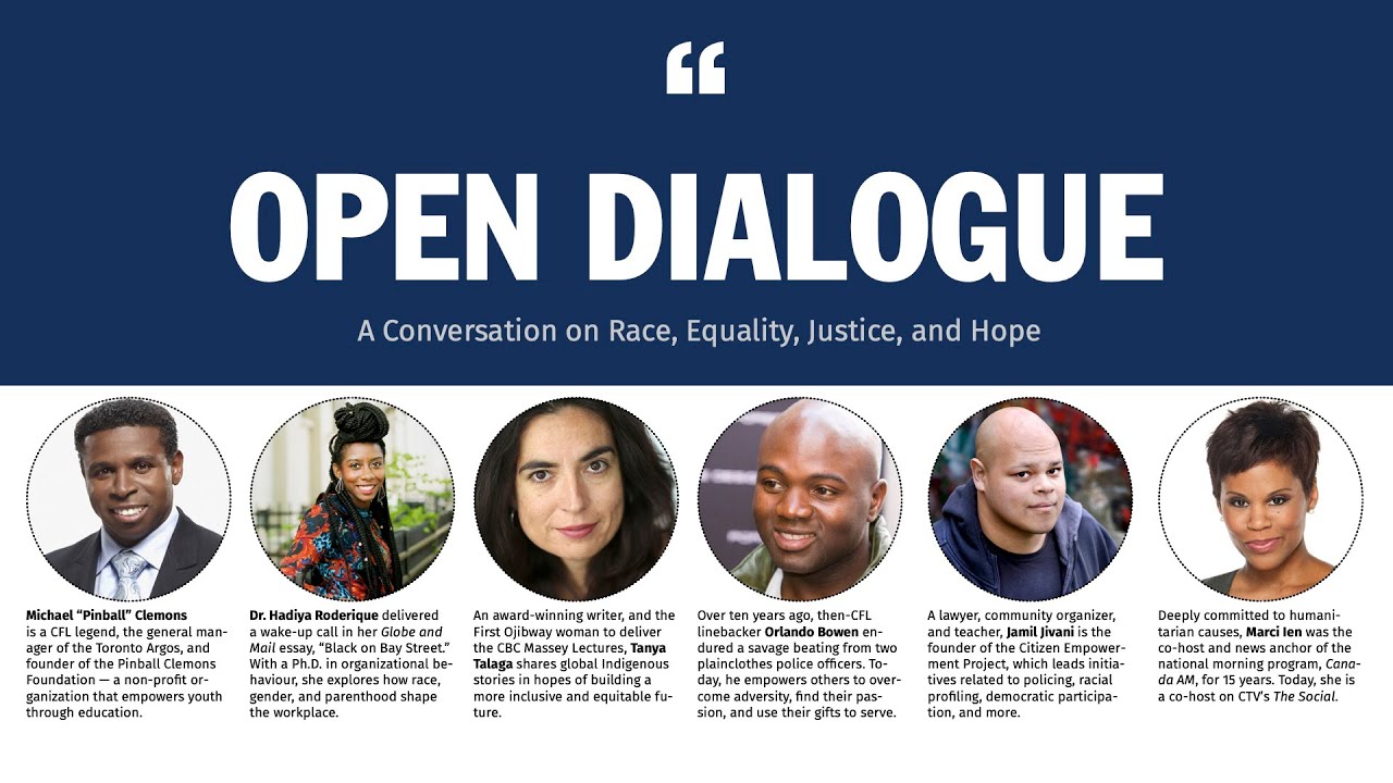 Open Dialogue on Race, Equality, Justice, and Hope - YouTube
