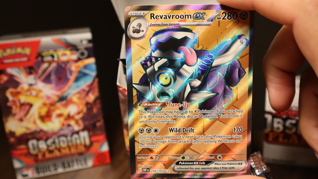 Revavroom ex 216/197 Ultra Rare | OBSIDIAN FLAMES | BUILD & BATTLE Box ...