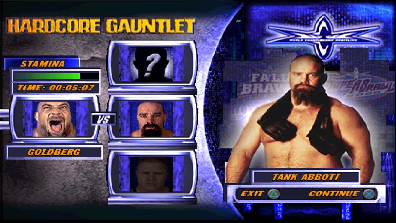 WCW Backstage Assault PSX - Hardcore Gauntlet - Goldberg (1080p/60fps ...