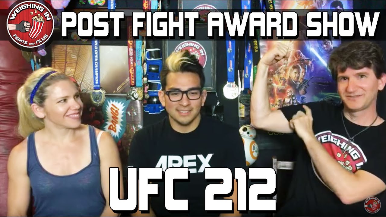 UFC 212 post fight award show! - YouTube
