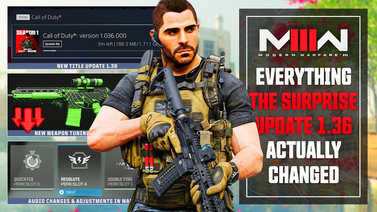 A SURPRISE UPDATE Offered Some BIG Changes For Modern Warfare 3 ...
